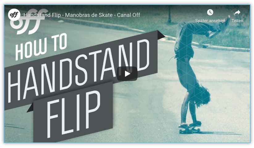 Wie macht man einen Handstand Flip? (Video)